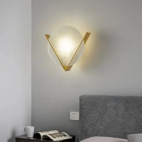 Round Alabaster Sconce: Light Up Your Home in Style & Luxury - Fabtiko ...