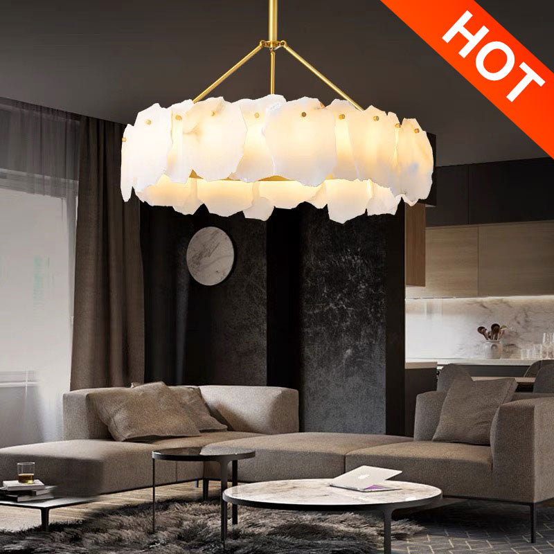 Alabaster Lantern Pendant Lights – Vintage Alabaster Pendant Light ...