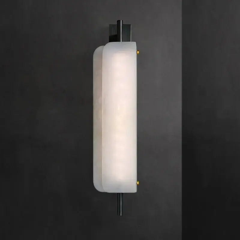 Alabaster Wall Sconce – Linear Wall Sconce – Modern Wall Sconce - Fabtiko